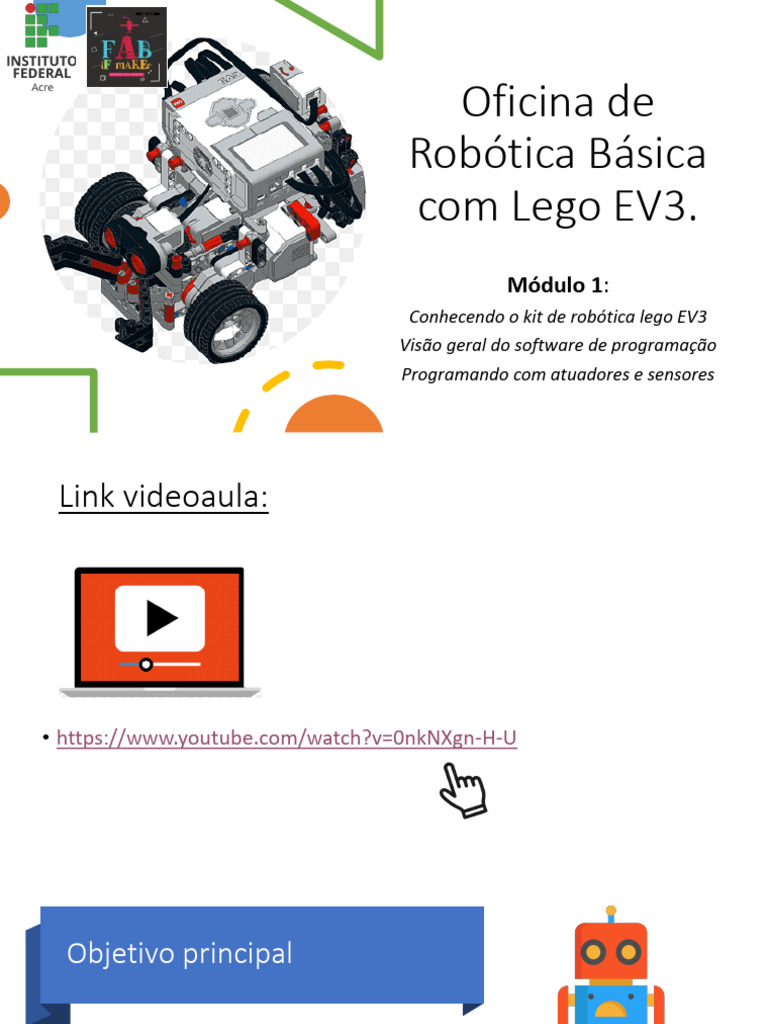 Curso Robótica Com Lego - Módulo 1 | PDF
