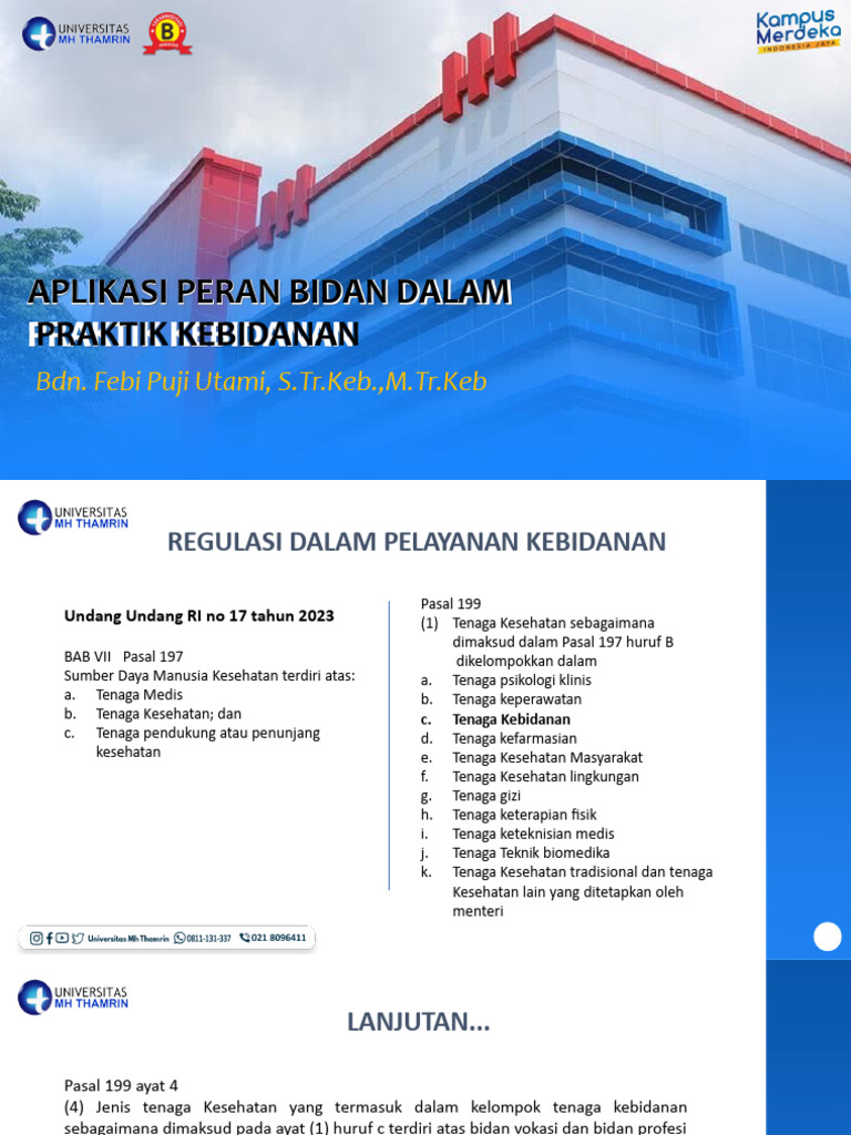 Aplikasi Peran Bidan Dalam Praktik Kebidanan Pdf