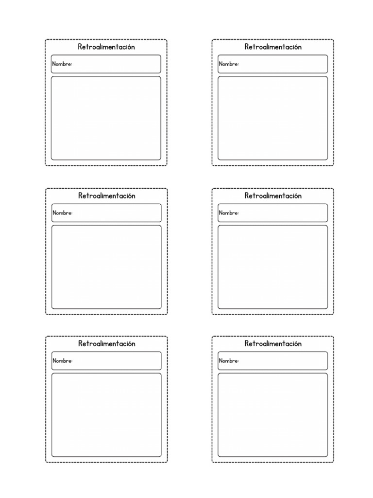 Retroalimentaci n post-it | PDF