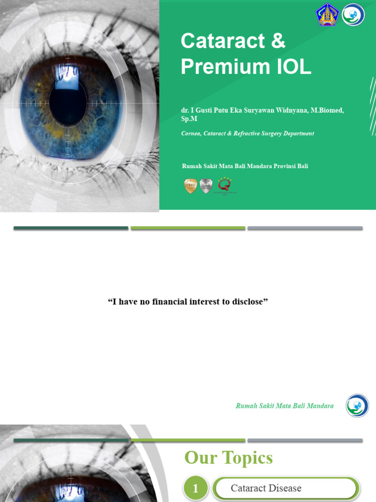 Katarak Dan Lensa Premium | PDF