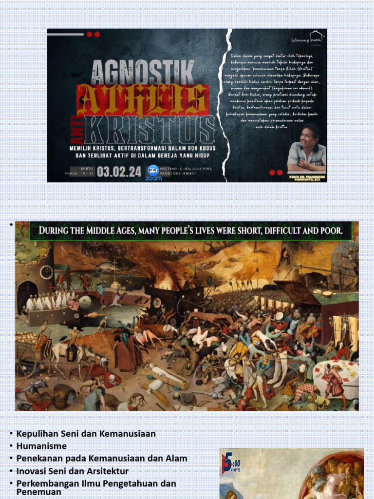 Agnostik, Atheis, Anti Kristus | PDF