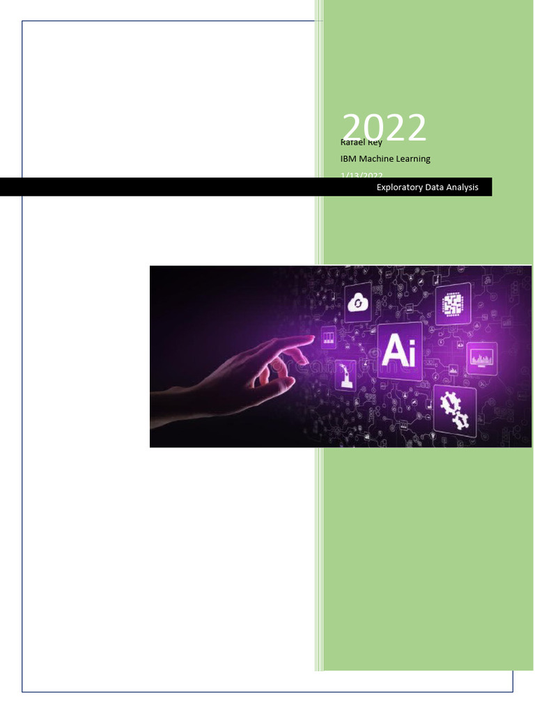 Exploratory Data Analysis for Machine Learning | PDF | Statistical ...