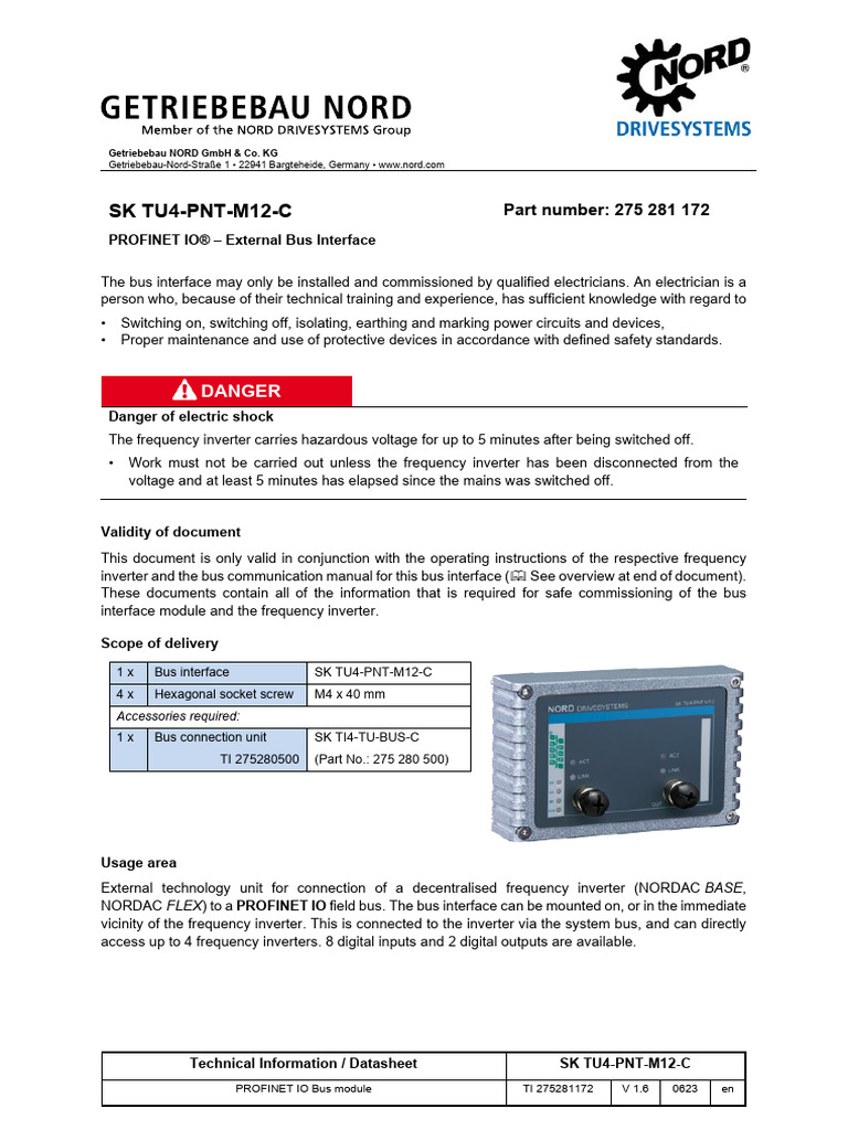 Ti 275281172 SK Tu4 PNT m12 C en 0623 Desk 1 | PDF | Network Socket ...