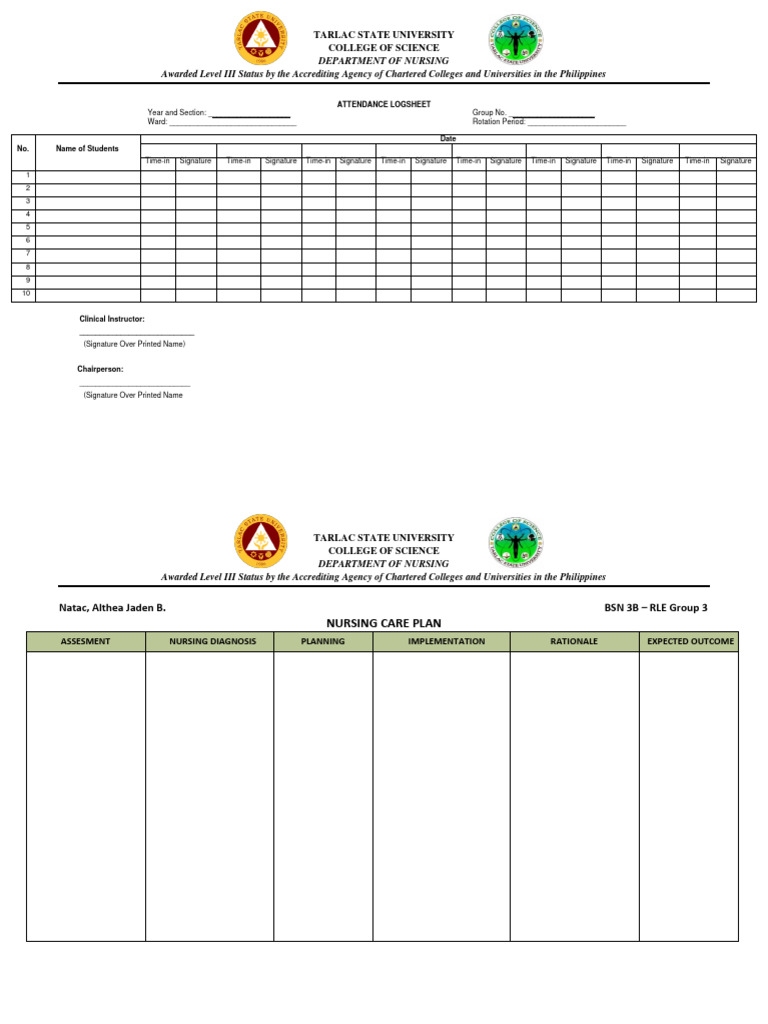 Attendance_NCP_Drugs | PDF | Nursing | Social Programs