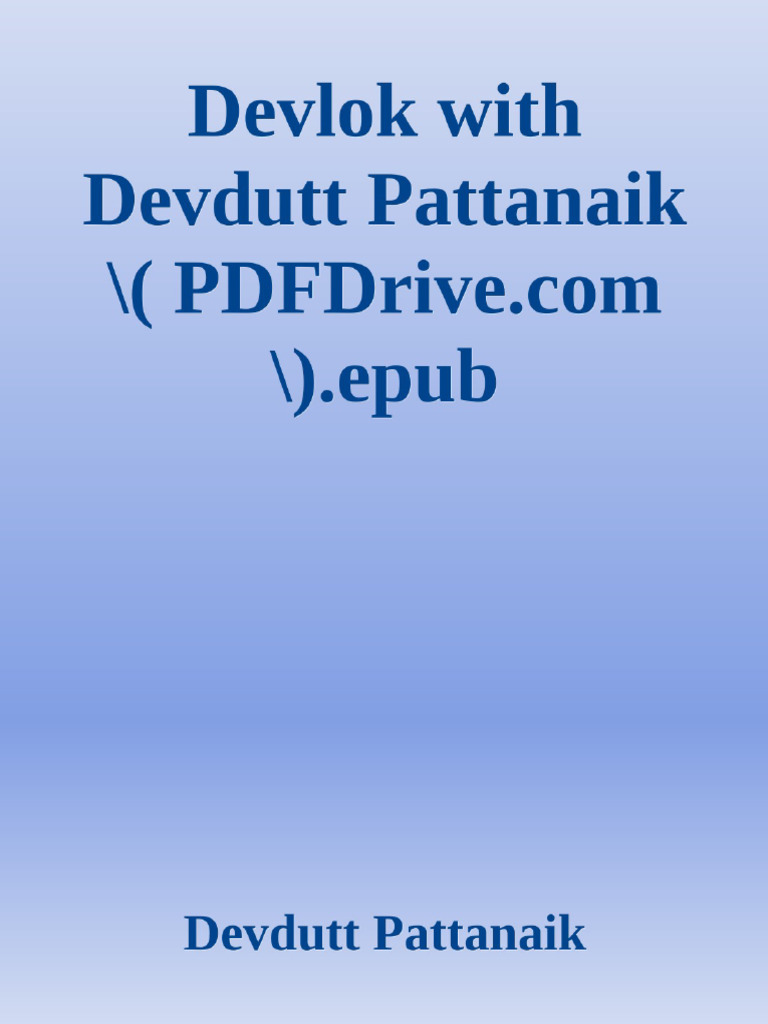 Devlok With Devdutt Pattanaik (PDFDrive) | PDF | Devi | Vedas