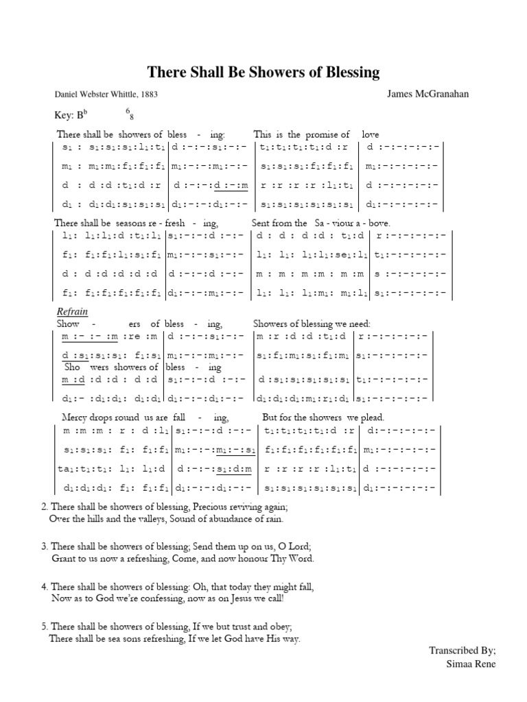 There Shall Be Showers of Blessing | PDF | Religious Belief And Doctrine