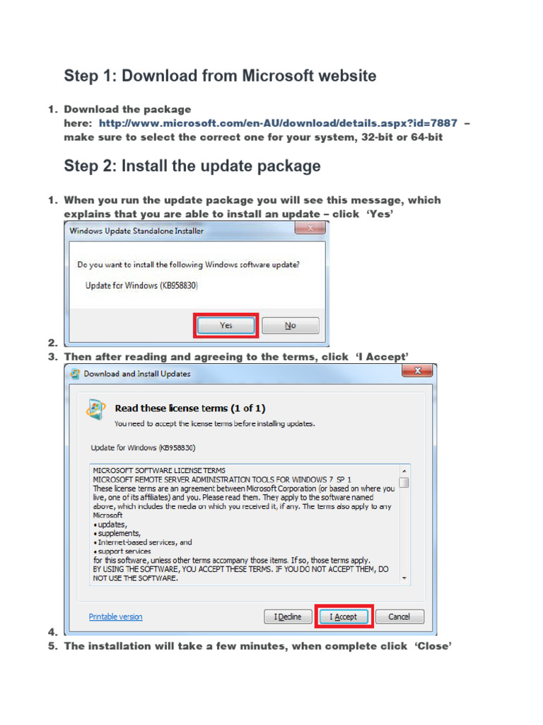 Huong Dan Cai Adminpak Tren Win 7 | PDF | Computers