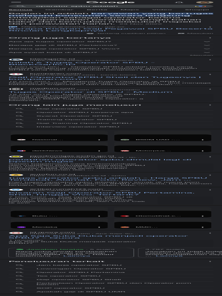 Operator Spbu Adalah - Penelusuran Google | PDF