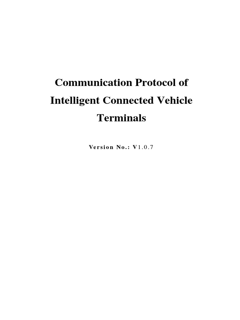 Communication Protocol of VL502 V1.0.7 - Eng | PDF | Transmission ...
