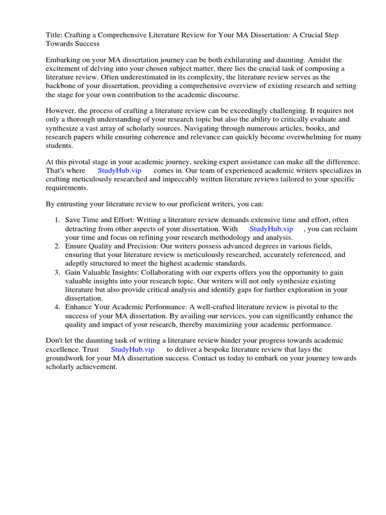 Ma Dissertation Literature Review Example | Download Free PDF | Thesis ... Ma Dissertation Literature Review Example | Download Free PDF | Thesis ...