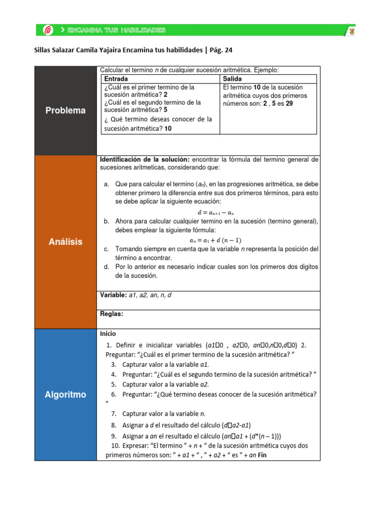 MFPR C4 U1 Sub02 | PDF | Secuencia | Aritmética