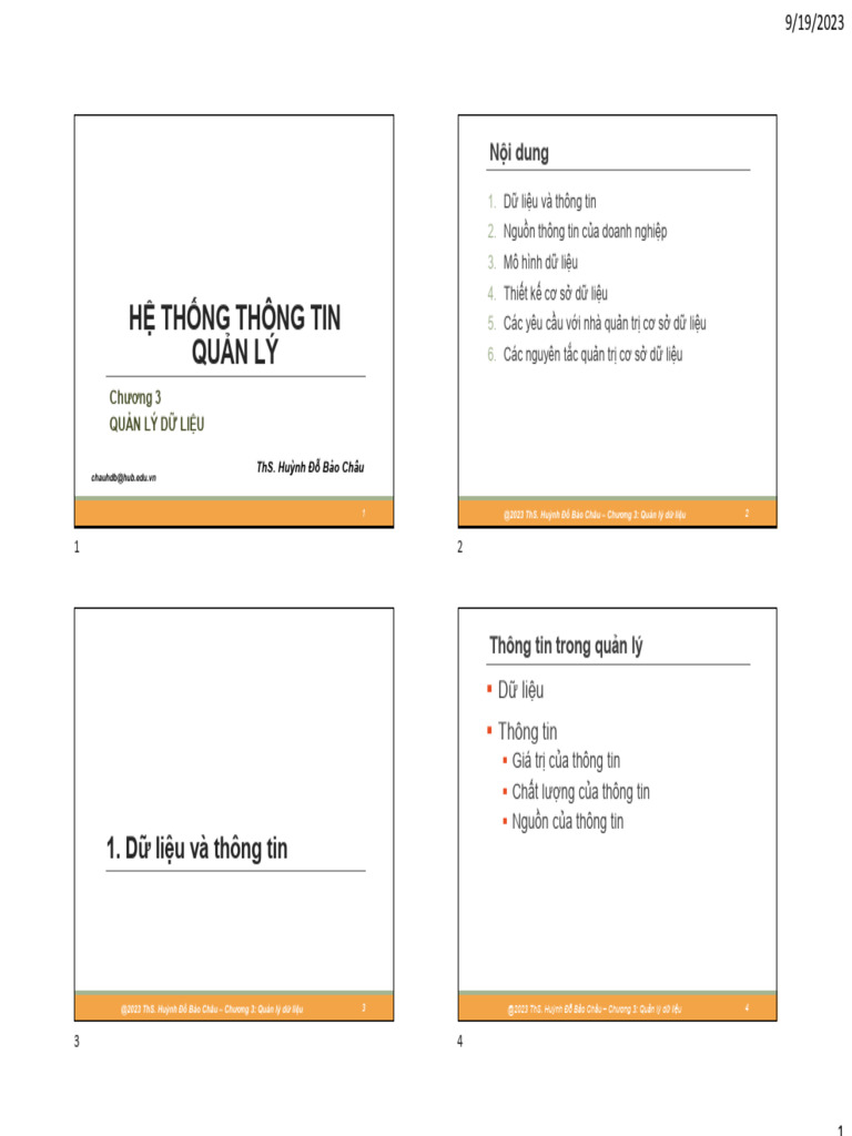 Microsoft PowerPoint - MIS - ULH-Chuong 3 | PDF