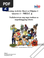 Las Quarter 2 Week 6 Filipino 5 | PDF