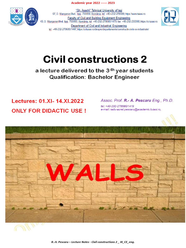 5 - 6 - CC2 - Walls | PDF