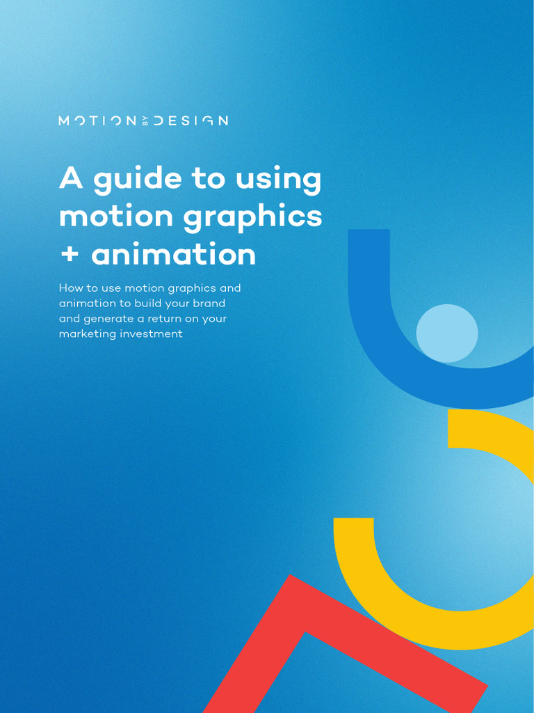 Motion by Design - Complete Motion Graphic Guide | PDF | Brand | Animation