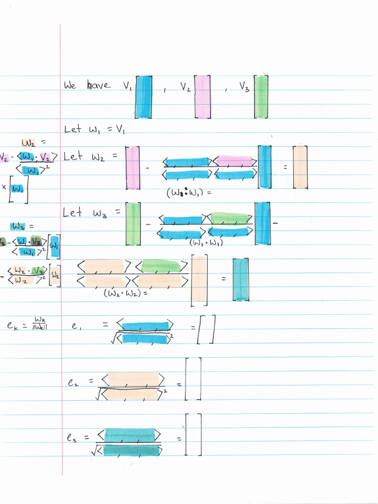 Gram Schmidt Template Pdf 6209