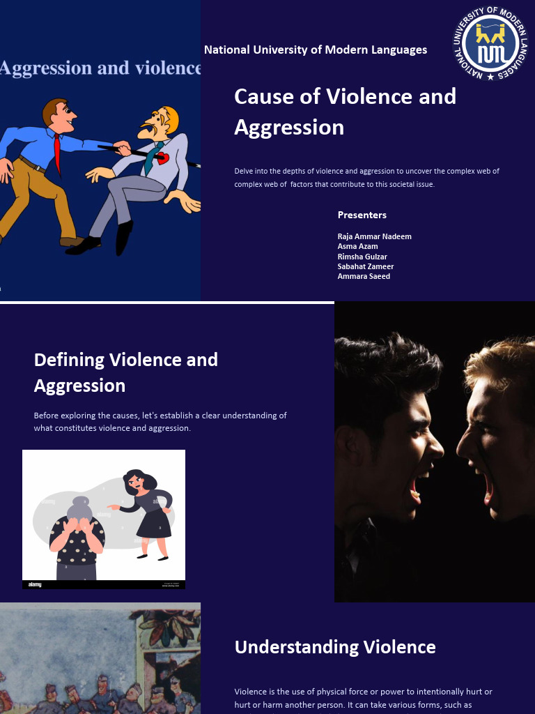 Cause of Violence and Aggression | PDF | Wellness | Science & Mathematics