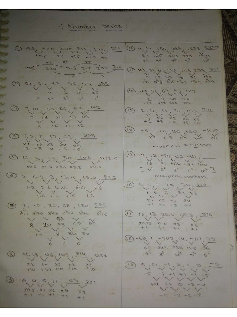 Number Series | PDF
