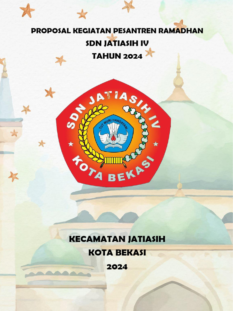 Proposal Kegiatan Pesantren Ramadhan 2024 SDN Jatiasih IV | PDF | Bisnis | Ilmu Sosial