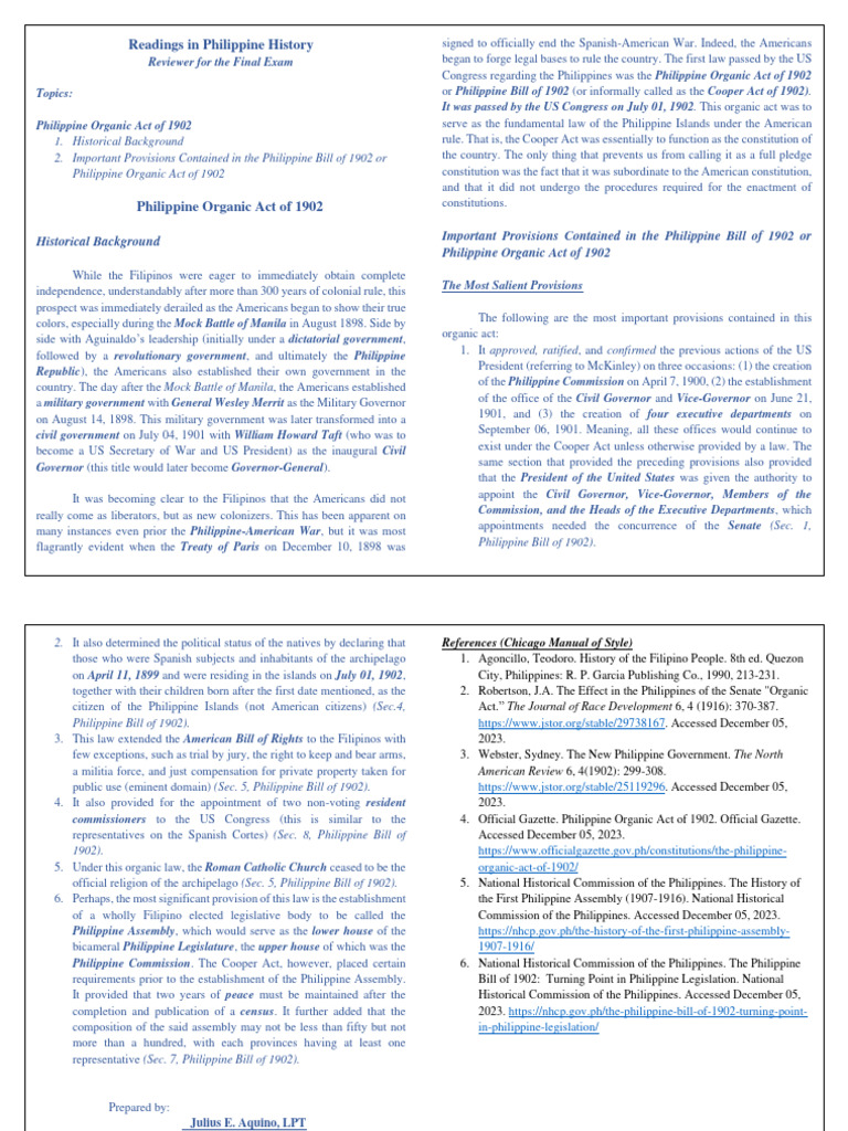 Readings in Philippine History -2 | PDF