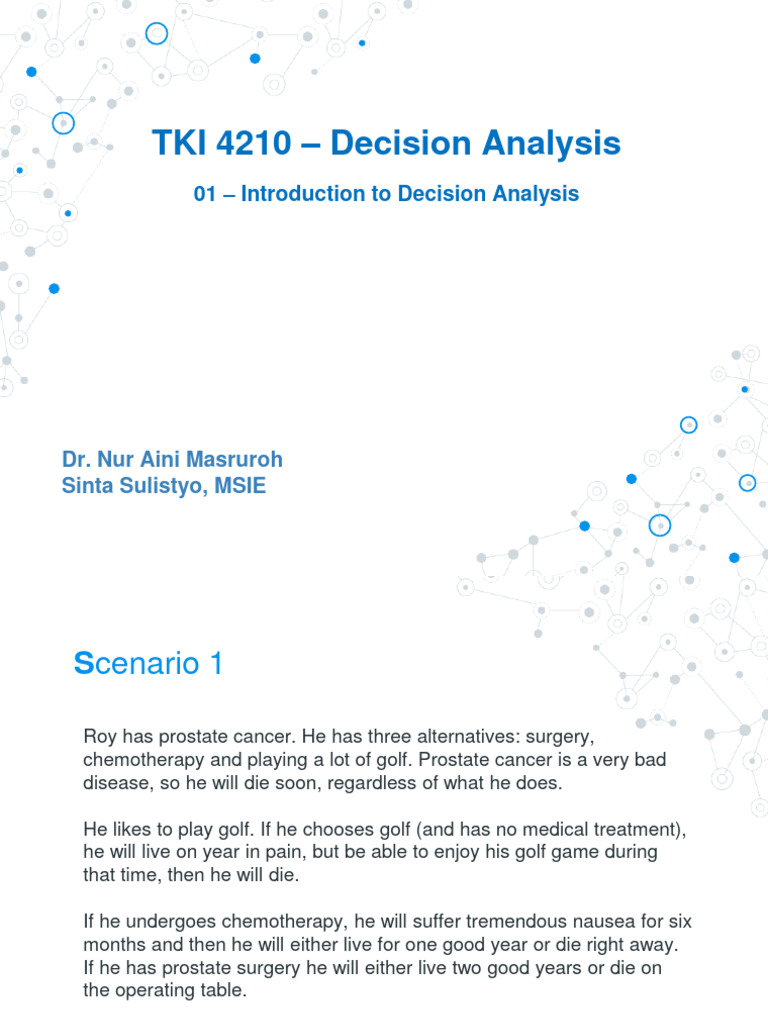 Introduction To Decision Analysis | PDF