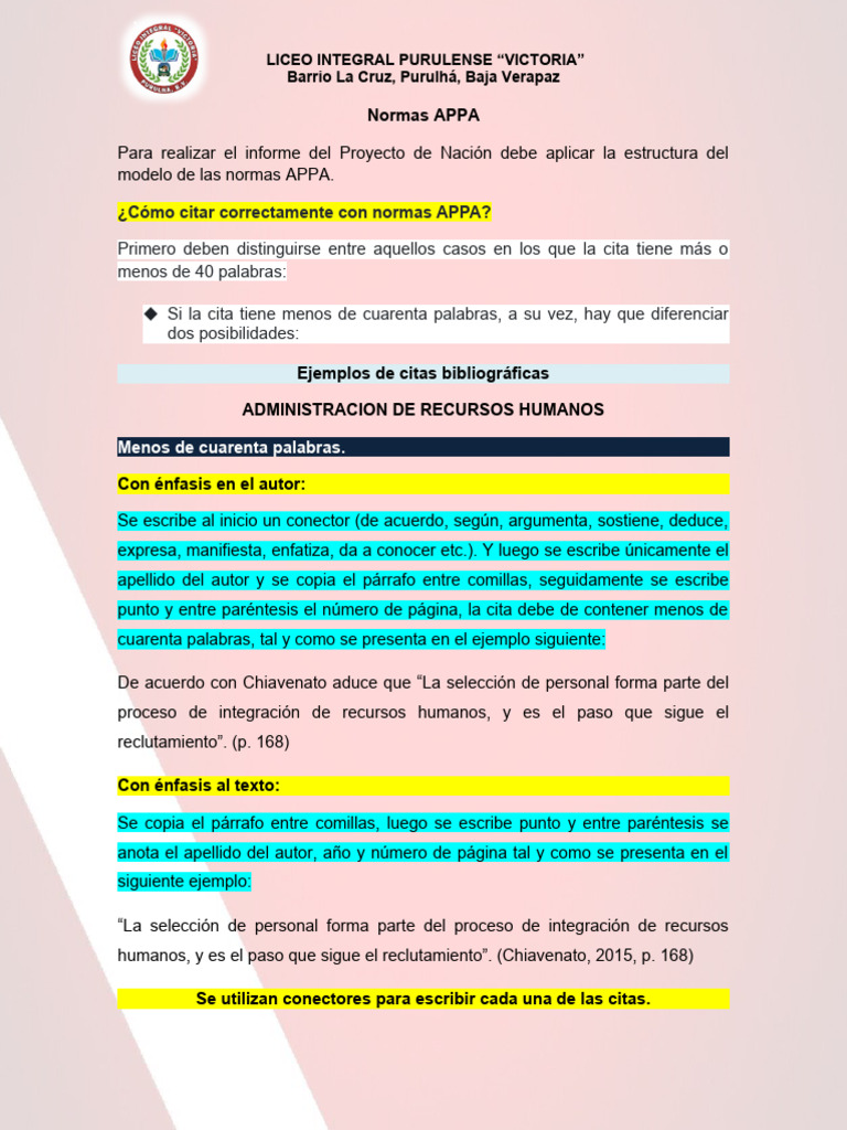 Normas APPA | PDF