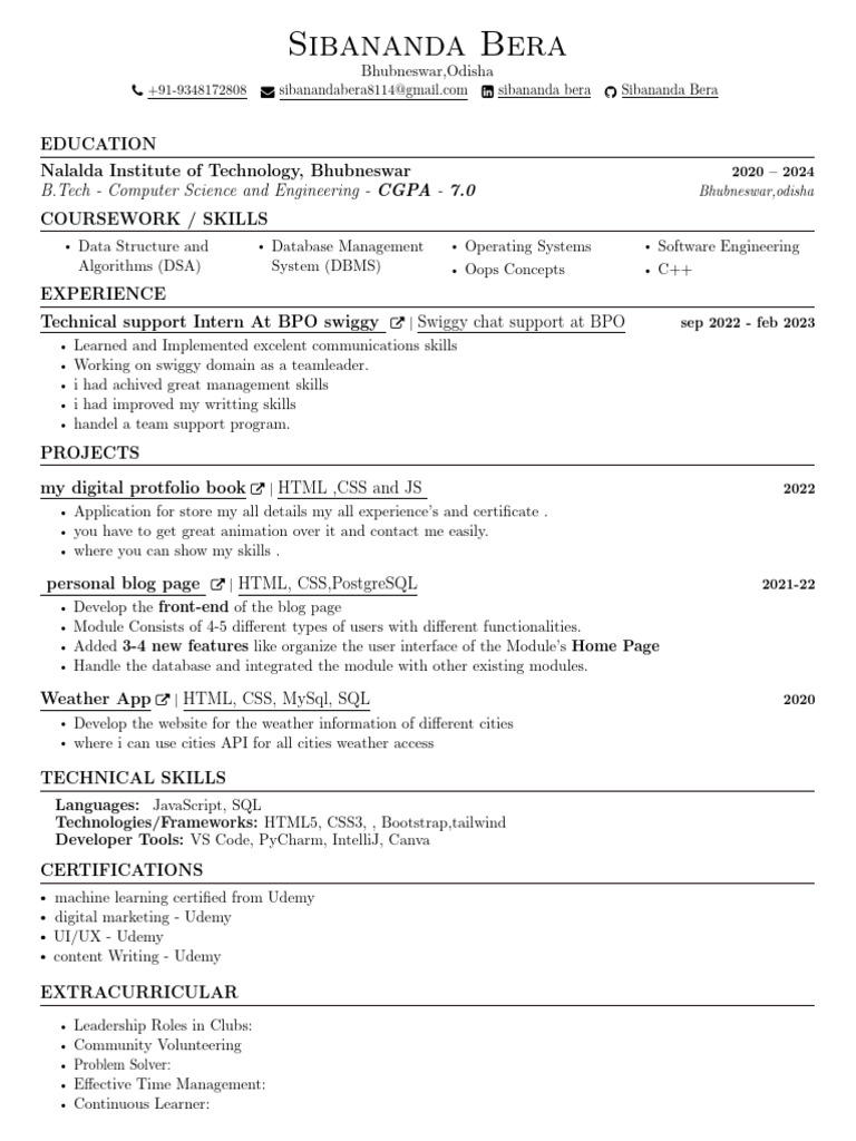 My - Resume Real | PDF | Databases | Computer Science
