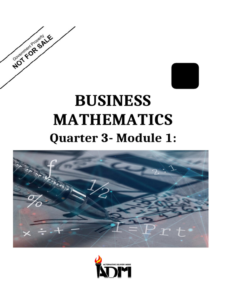 BUSINESS MATH - Q3 - Module1-V2 | PDF | Percentage | Decimal