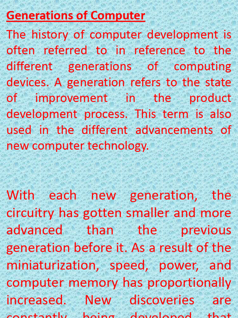 Computer Concept 2 | PDF | Integrated Circuit | Transistor