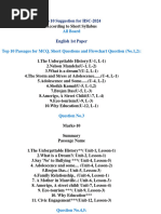 HSC Bangla 2nd Paper Question Solution 2024 | PDF | Student Assessment ...