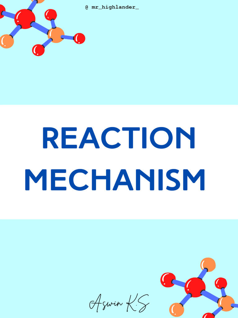 Reaction Mechanism Handwritten Note | PDF | Foreign Language Studies ...