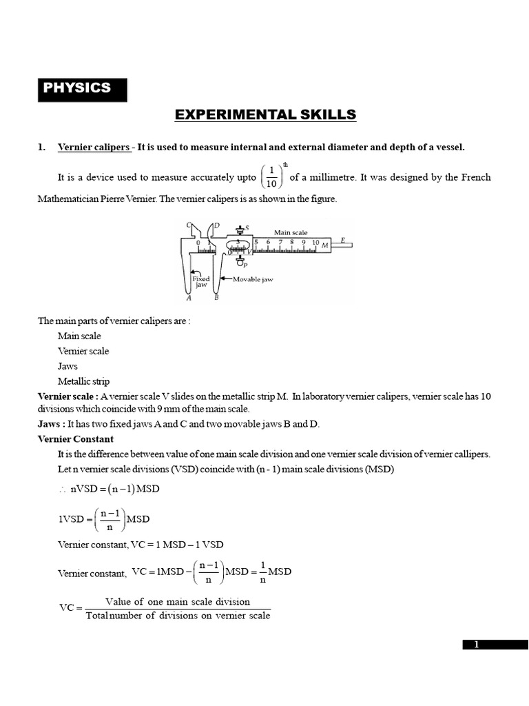 Experimental Skills-Downloadable | PDF | Cartesian Coordinate System | Heat