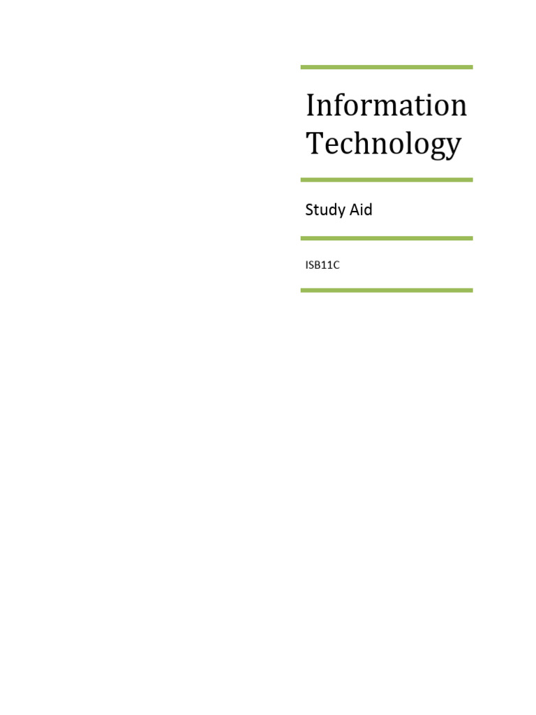 Information Technology | PDF | Computer Network | Personal Computers