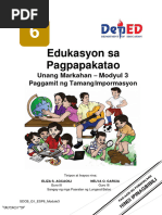 ESP 6 Q2 Module 1 - v3 | PDF