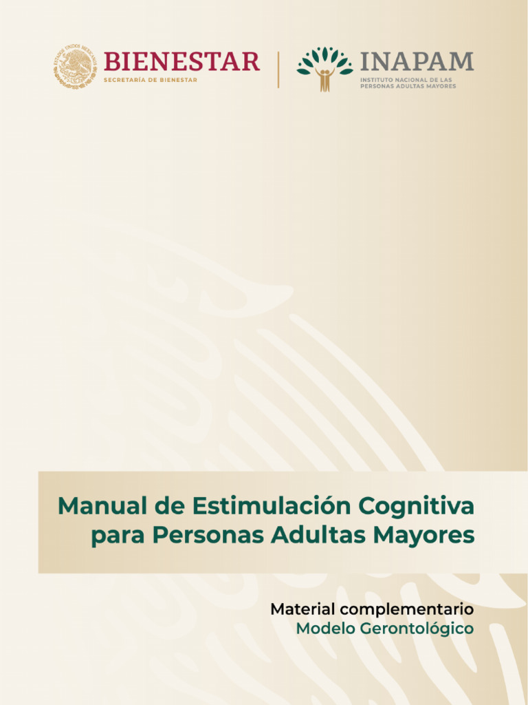 Manaul de Estimulaci N Cognitiva en PAMS | PDF | Memoria | Envejecimiento