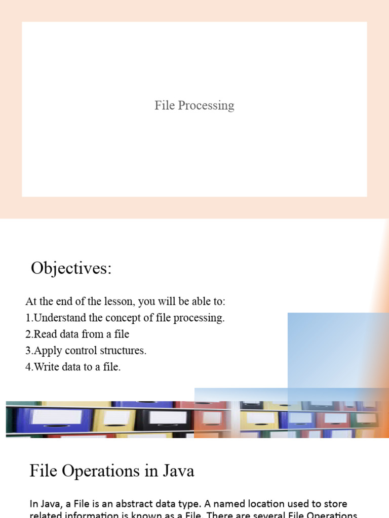 File Processing | PDF | Computer File | Input/Output