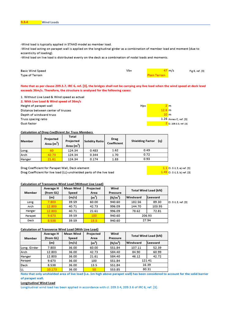 Wind Loads On Truss | PDF | Truss | Wound