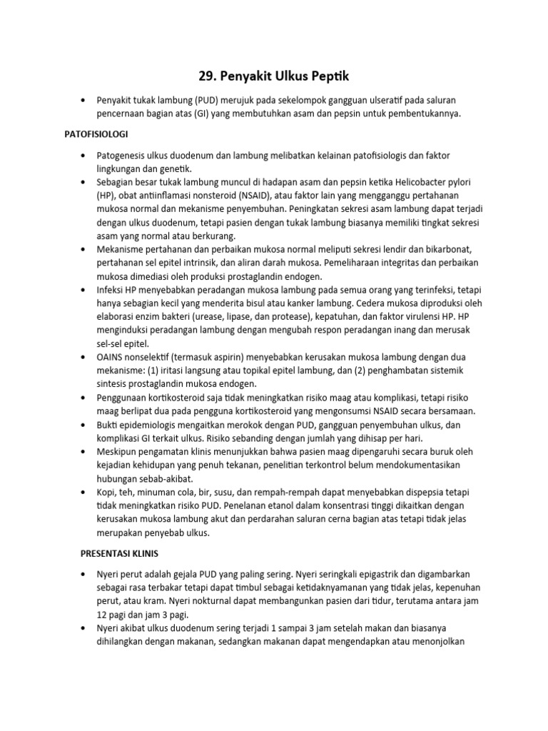 Penyakit Ulkus | PDF