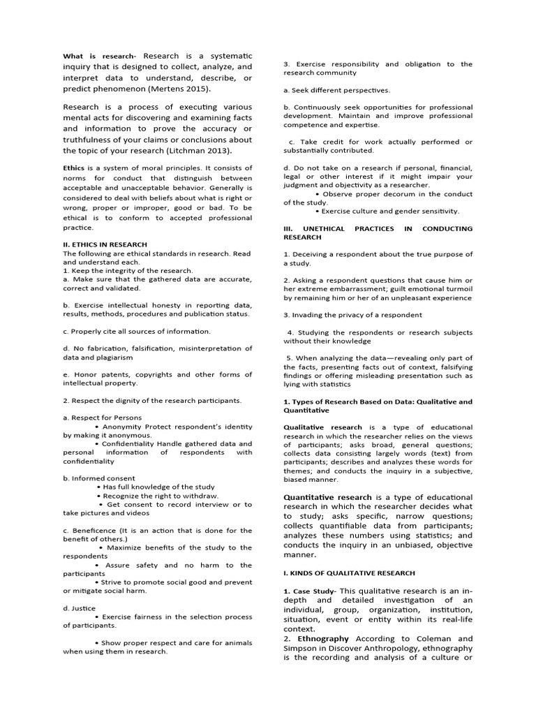 PR1 Lesson Summary 3rd Quarter | PDF | Qualitative Research | Subject (Grammar)