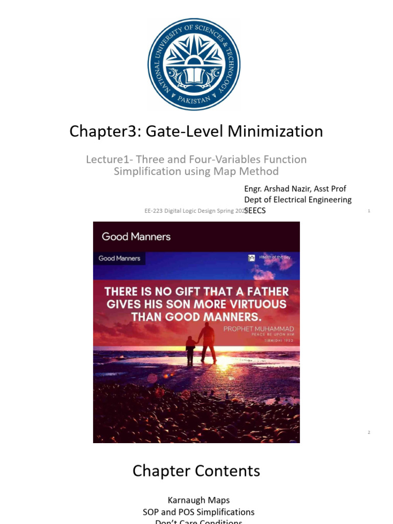 Gate-Level Minimization with K-Maps | PDF | Theoretical Computer ...