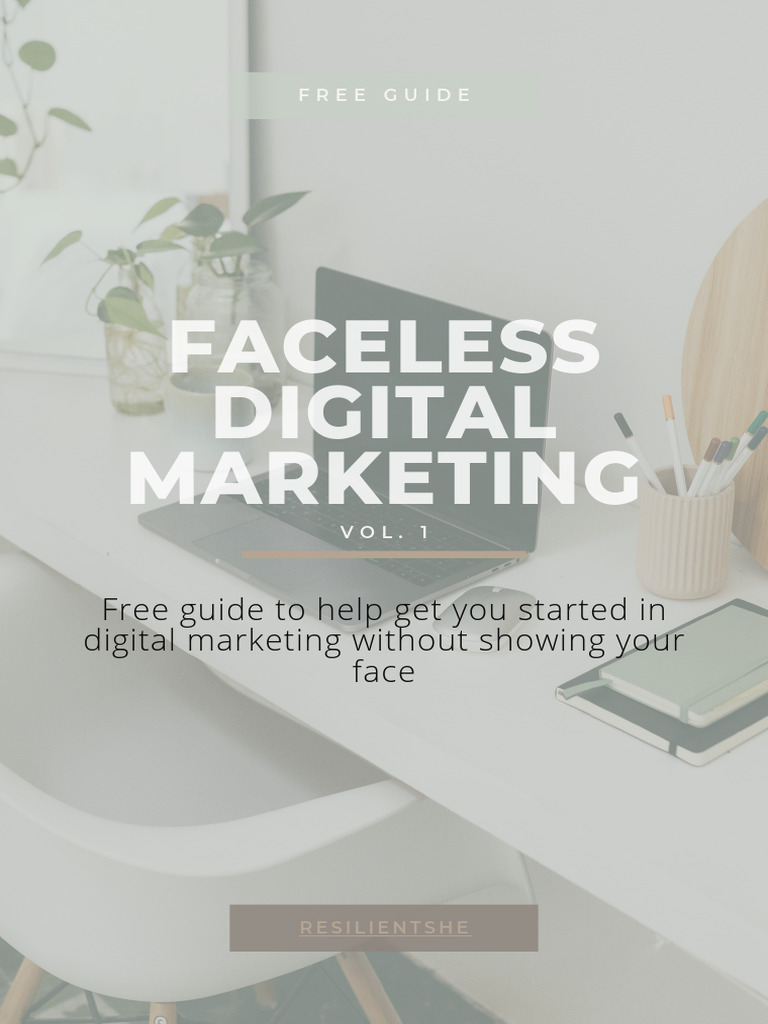 Faceless Digital Marketing Guide | PDF | Target Audience | Web Conferencing