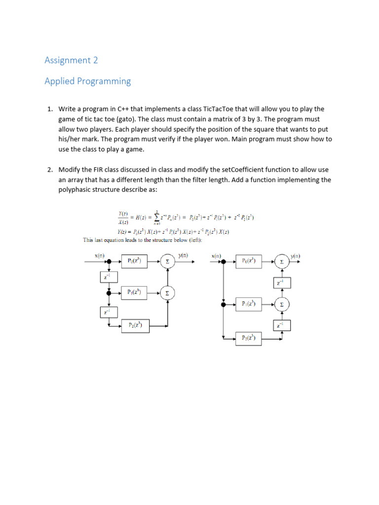 Assignment 2 Applied Programming | PDF | Computers | Technology ...