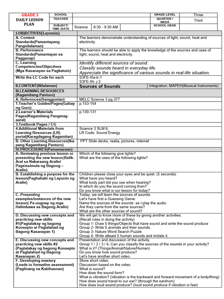 Sounds | Download Free PDF | Learning | Human Communication