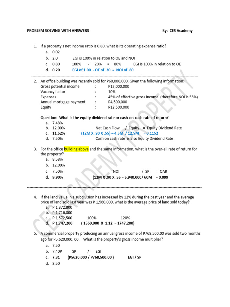 015 June 10, 2023 Problem Solving PRC | PDF