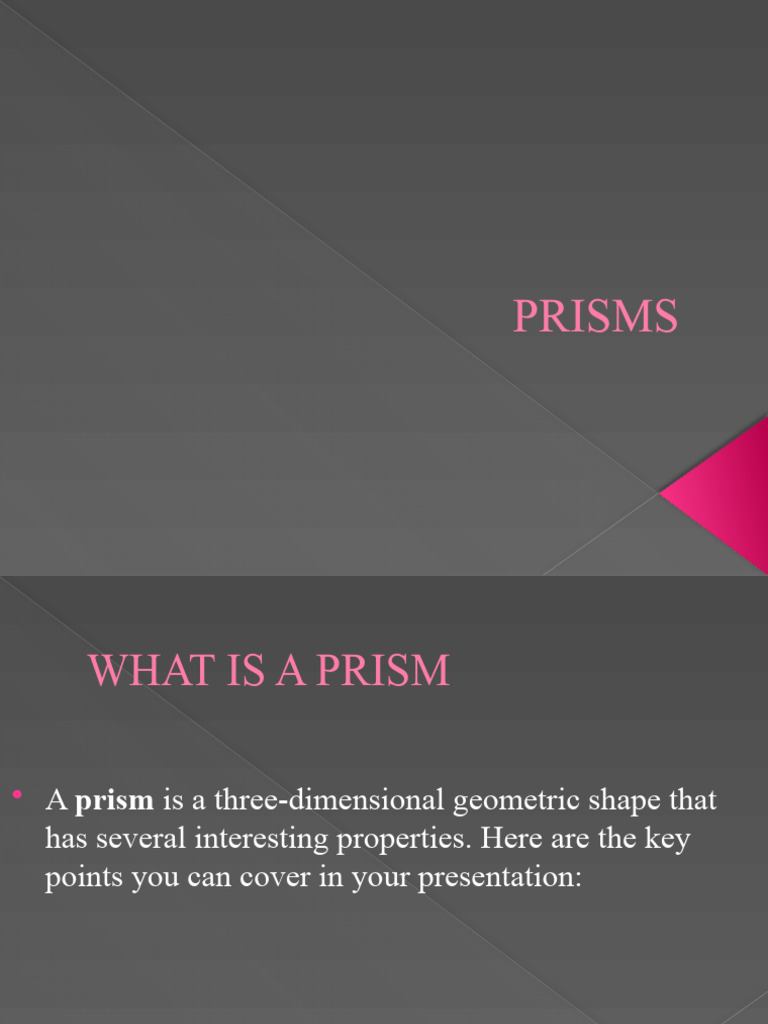 Prisms | PDF