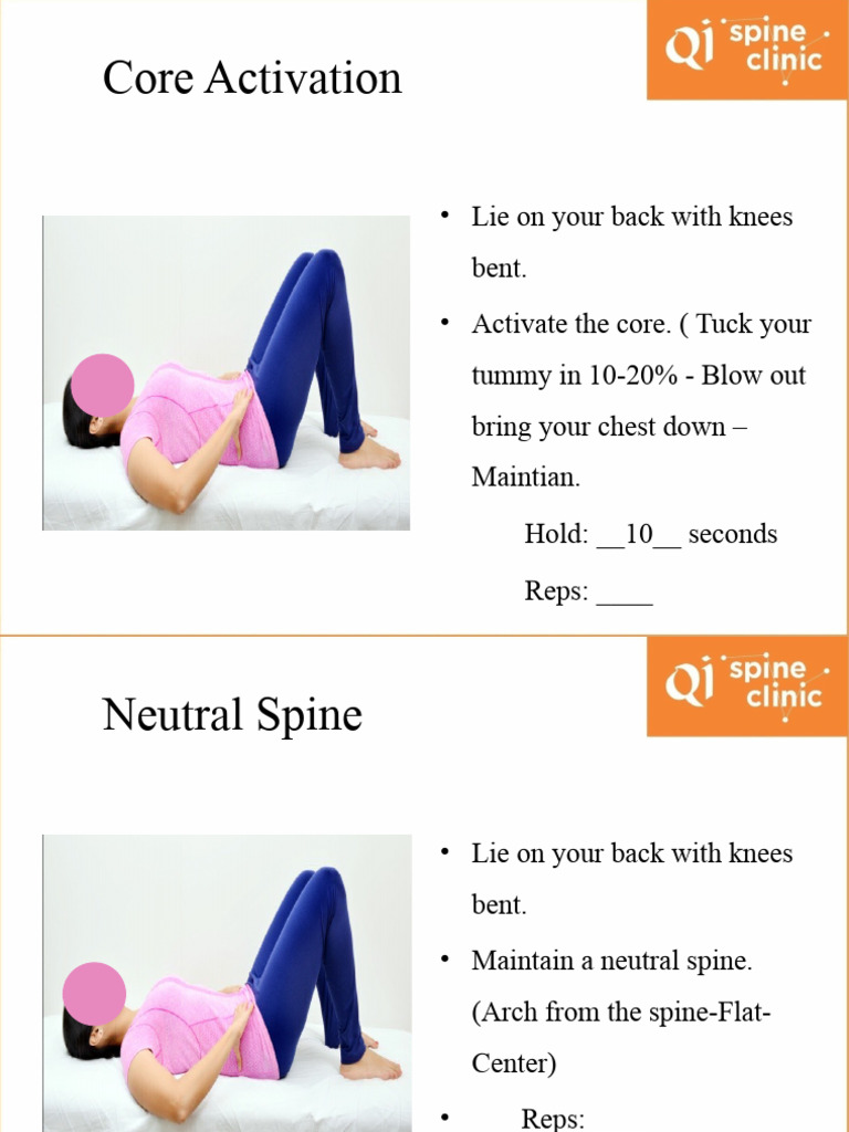 Basic Core | PDF | Hip | Anatomical Terms Of Motion