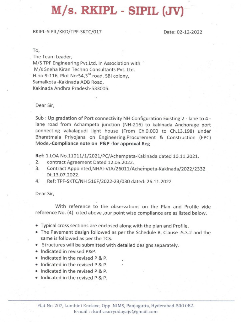 Letter No. 17 TPF (P&P) | PDF