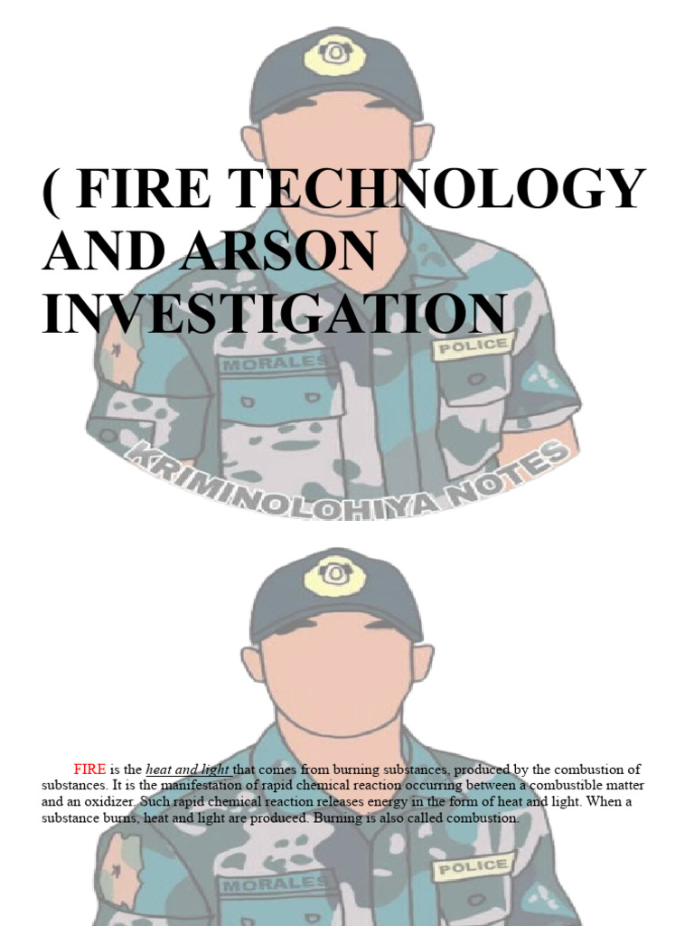 Fire Protection and Arson Investigation | PDF | Combustion | Fires