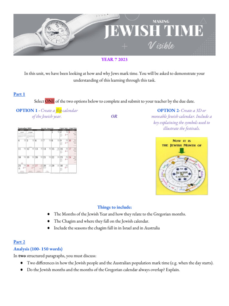 Making Jewish Time | PDF