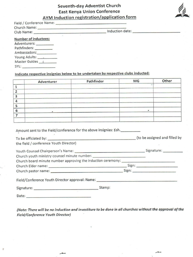 Induction Form | PDF